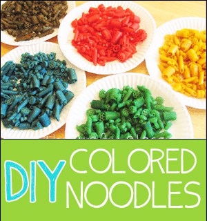 How to Dye Noodles - The Crafty Classroom