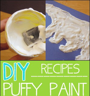 Puffy Paint Recipe - The Crafty Classroom