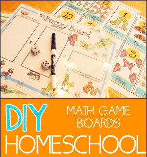 DIY Homeschool Math Tools - The Crafty Classroom