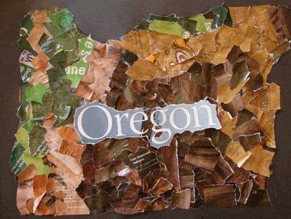 Physical Map Collage - The Crafty Classroom