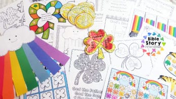 St. Patrick's Day Bible Activity Pack - The Crafty Classroom