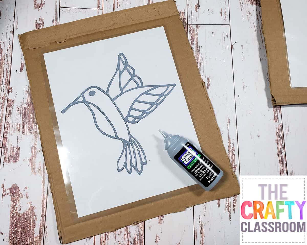 Hummingbird Art Project for Kids - The Crafty Classroom