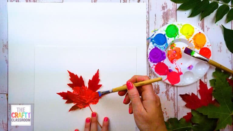 Fall Leaf Craft - The Crafty Classroom