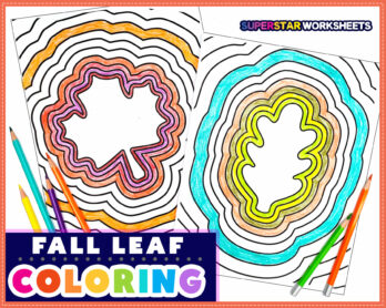 Fall Leaf Art Project & Template - The Crafty Classroom
