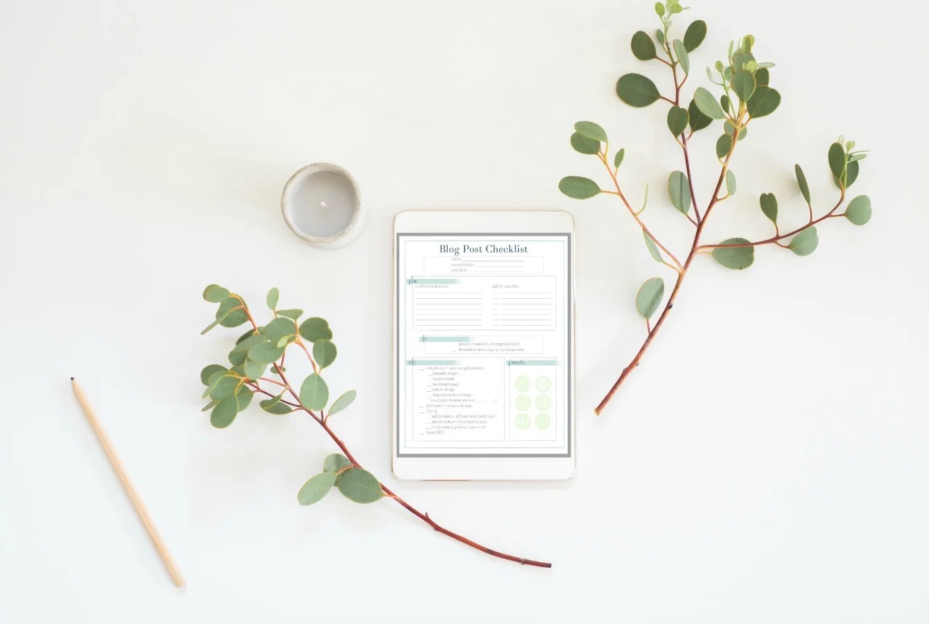 Blog Post Checklist (a free printable) - The Crazy Craft Lady