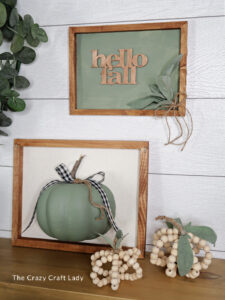 Dollar Tree Fall Reverse Canvas - The Crazy Craft Lady