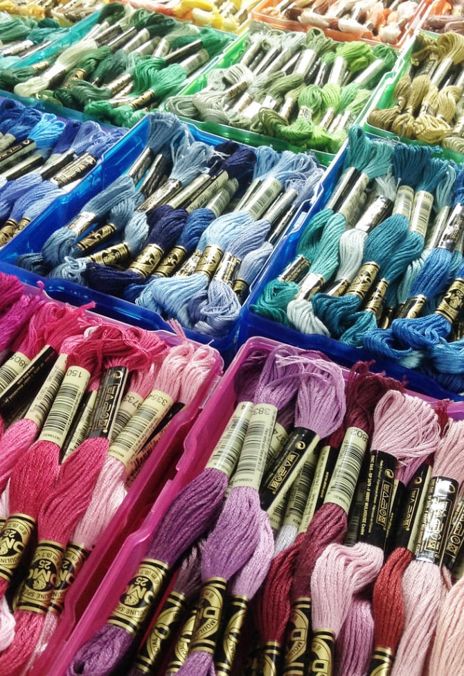 Embroidery Thread Storage Ideas - The Crazy Craft Lady