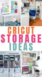 Cricut Storage Ideas - The Crazy Craft Lady