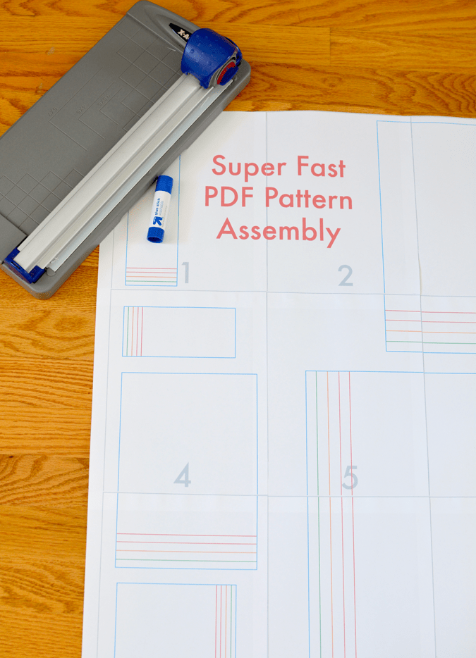 Super Fast Pdf Pattern Assembly The Daily Seam