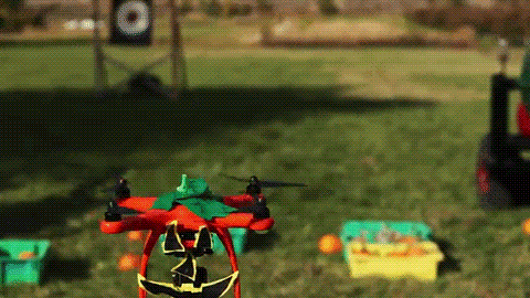 How Autel's 'flying pumpkin' drone holds up against a real pumpkin