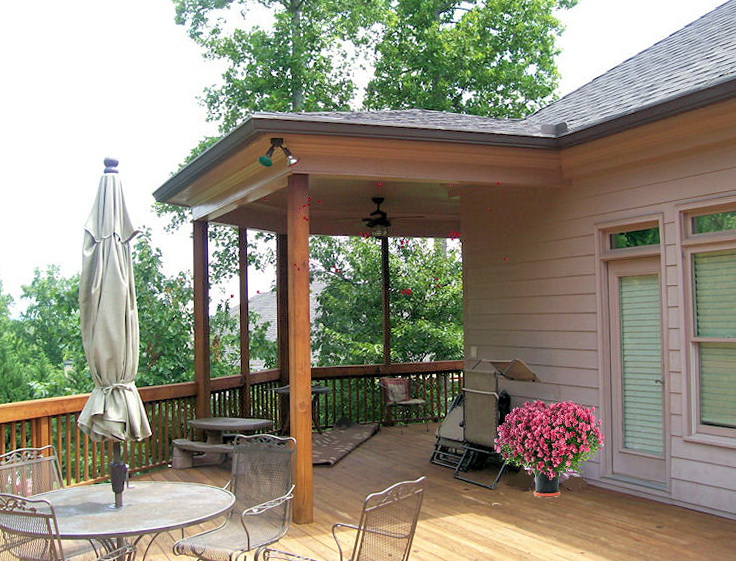 Deck With Partial Roof | Home Design Ideas