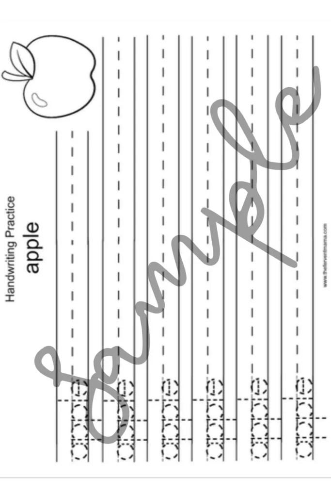 Write the Letter O - The Fervent Mama