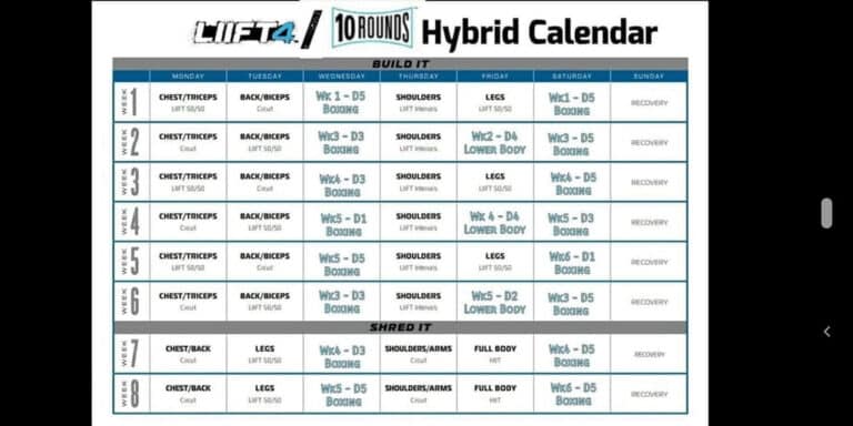 Beachbody Hybrid Workout Calendars You're going to LOVE : The Fit Habit