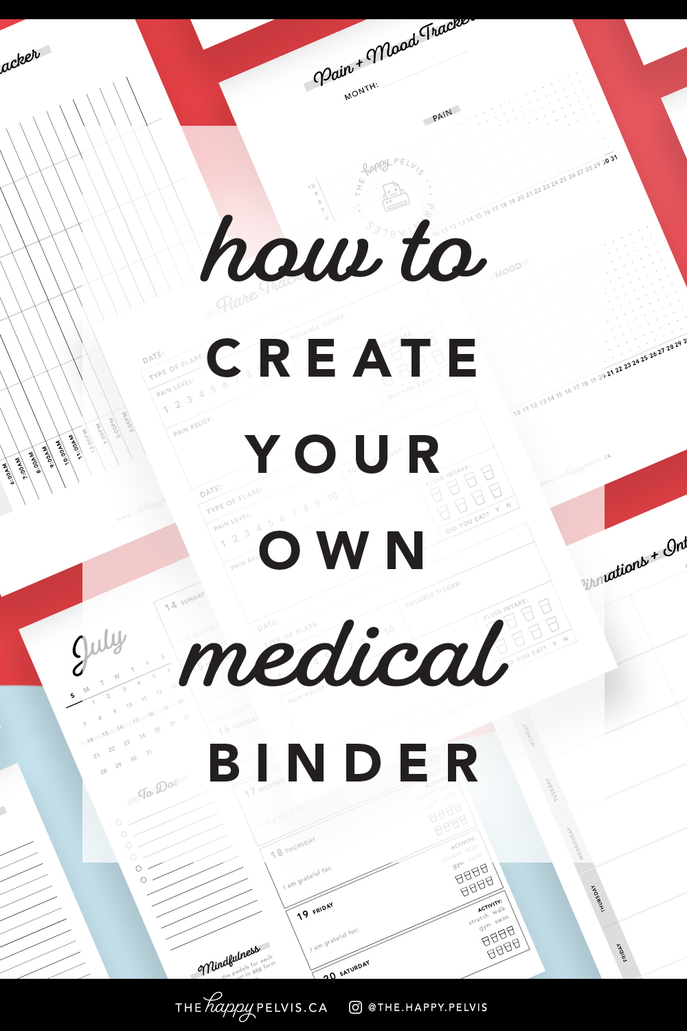 How To Create Your Own Medical Binder - The Happy Pelvis