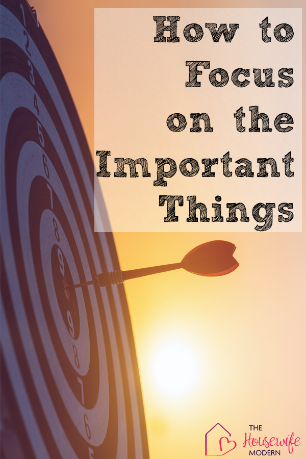 Finding Your Way: Focus on the Important Things in Life