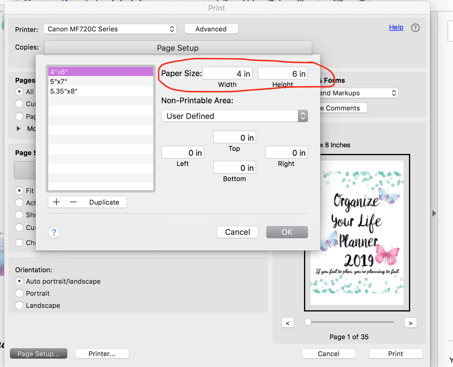 How to Resize Printables to Fit Your Planner