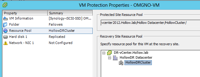 SRM 5.5 Protection Groups