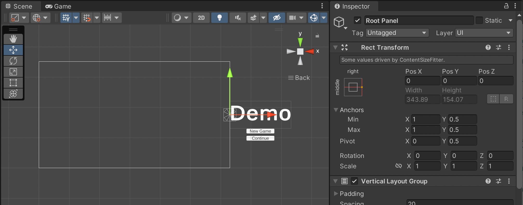 D20 RPG – Main Menu | The Liquid Fire