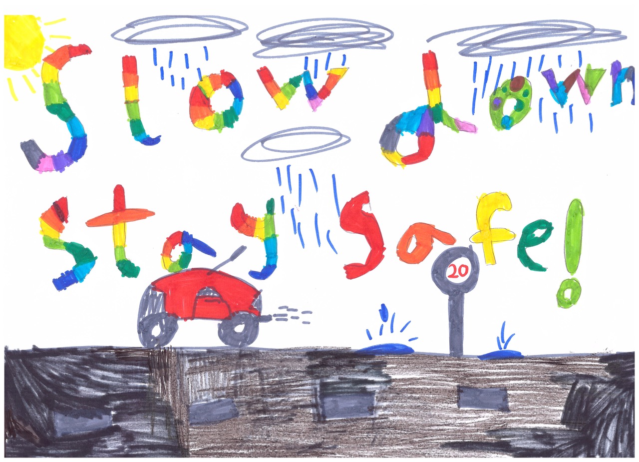 Children's posters bid to stop speeding in Cove and Kilcreggan - The ...