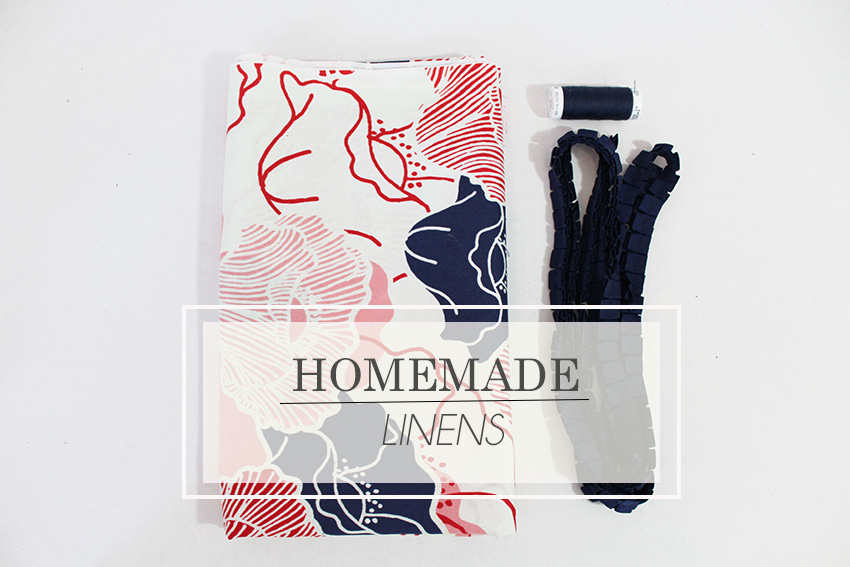 How To | Homemade Linens | The Organized Wife