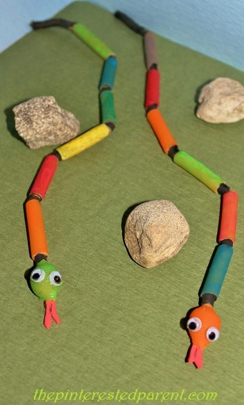 Wiggly Pasta Snakes – The Pinterested Parent