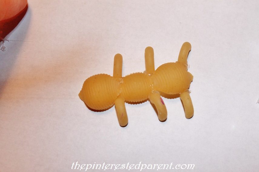 Pasta Ants & Pasta Tree Crafts – The Pinterested Parent