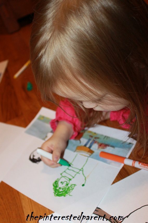 Half Drawing Art Activities – The Pinterested Parent