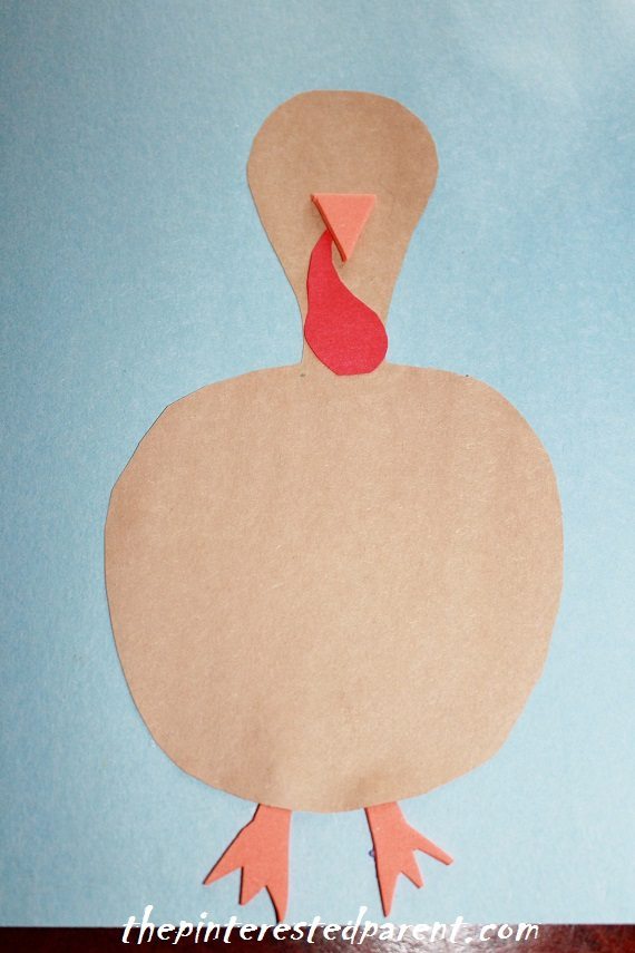 Button Color Match Turkey Craft – The Pinterested Parent