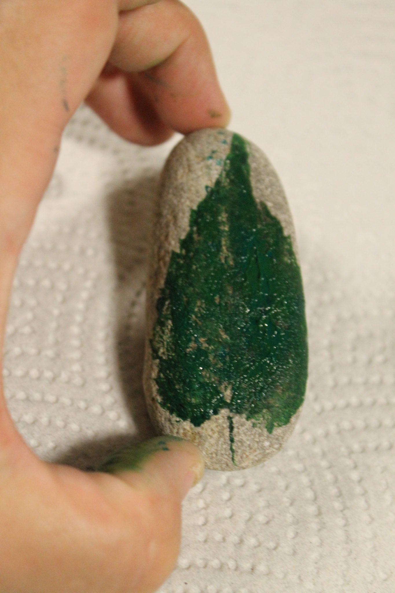 Nature Printed Rocks – The Pinterested Parent