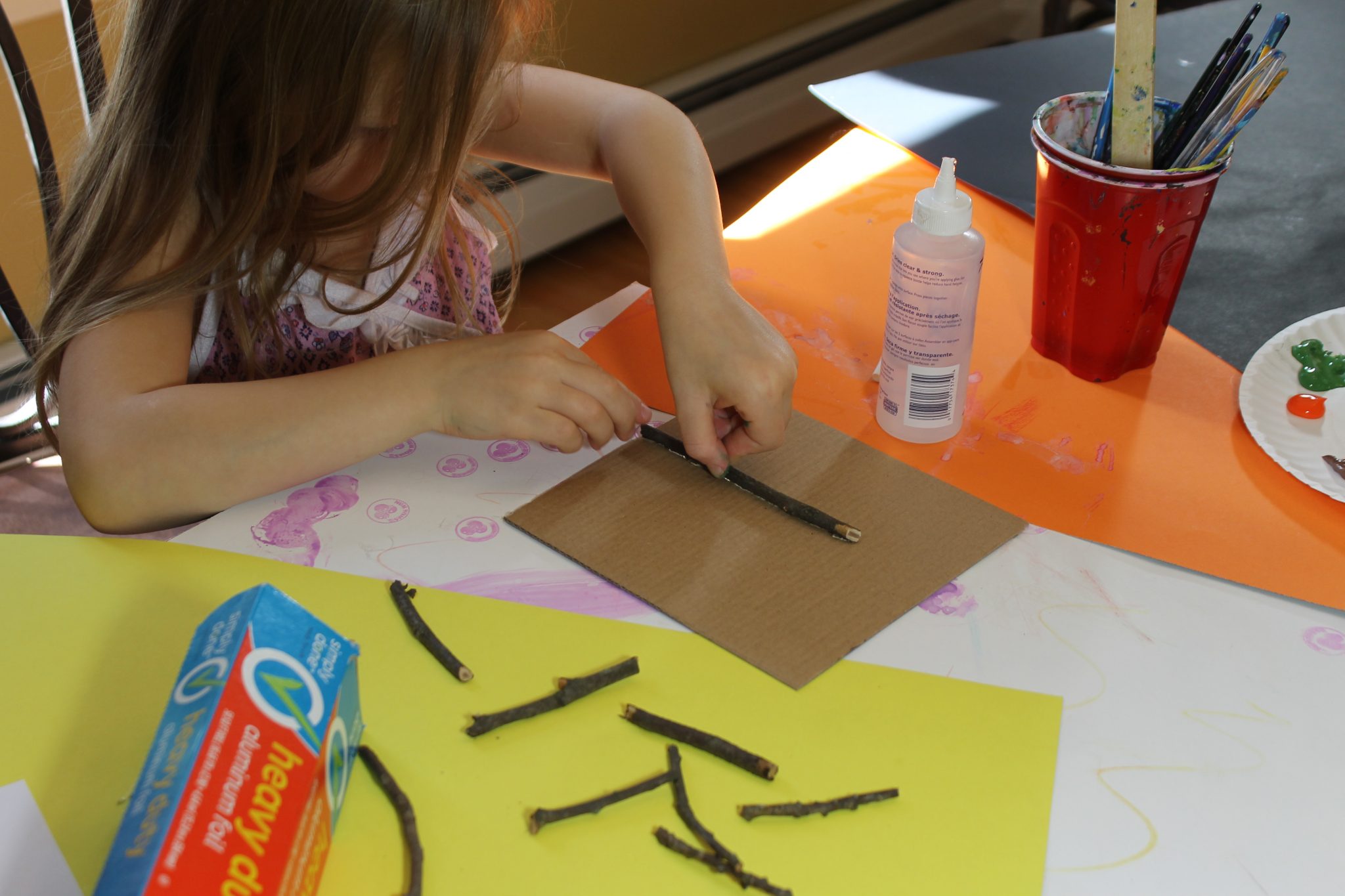 Tin Foil Embossed Trees For All Seasons – The Pinterested Parent