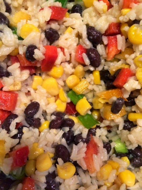 Confetti Rice Salad - The Preppy Hostess