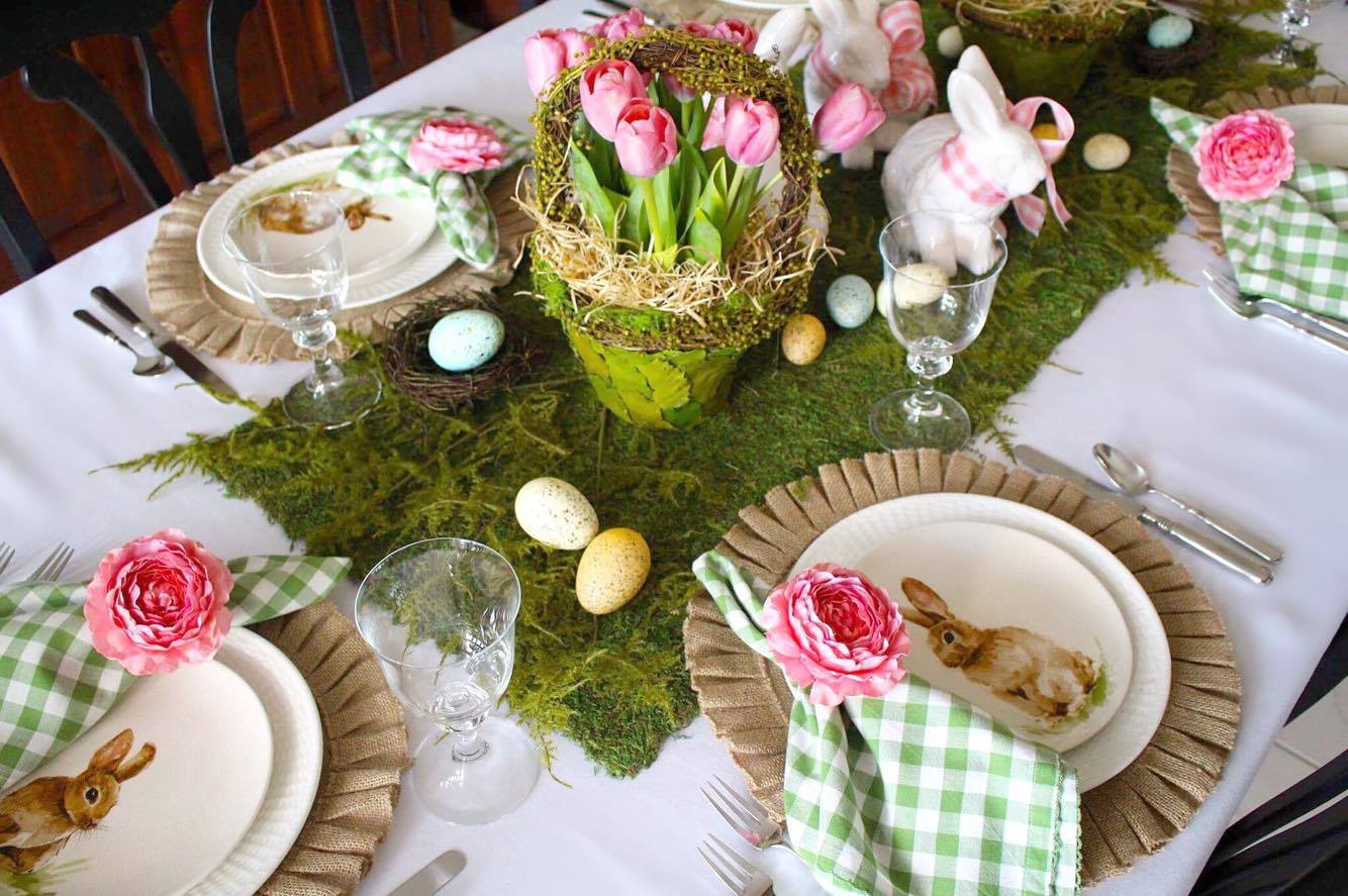 Easter Tablescape Inspiration - The Preppy Hostess