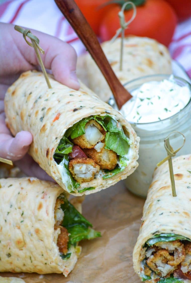 Fish Stick Wraps - The Quicker Kitchen