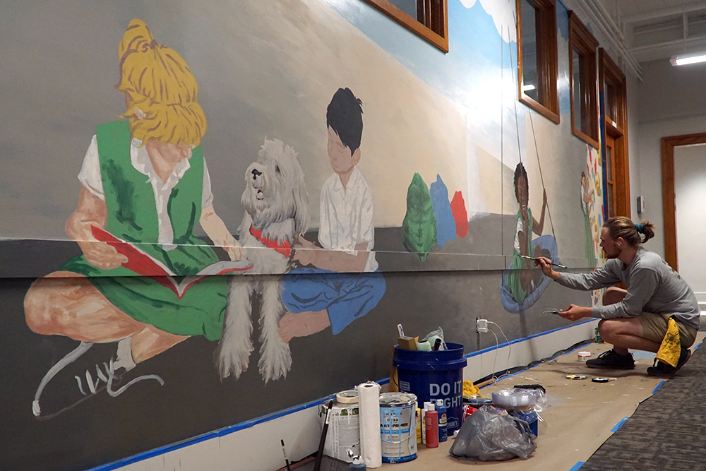 Mural depicts school days at Holy Trinity Clifton Campus - The Record