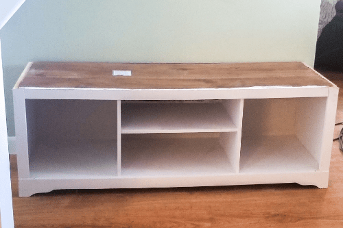 Easy Bench DIY- Transform Outdated TV Stand - Blog