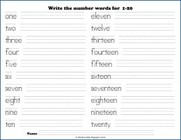 16 Trends For Worksheet For Spelling Numbers Number Words 11 20 Worksheets In 2021 Number 