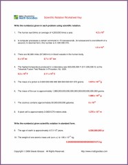 Ordering Numbers In Scientific Notation Worksheet Pdf Worksheet 