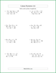 Worksheet Solving Equations