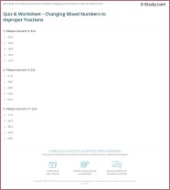 Improper Fractions Mixed Numbers Worksheet Tes Worksheet Resume Examples