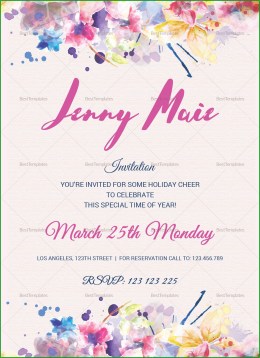 Party Invitation Card Template Free Download Printable Templates Free