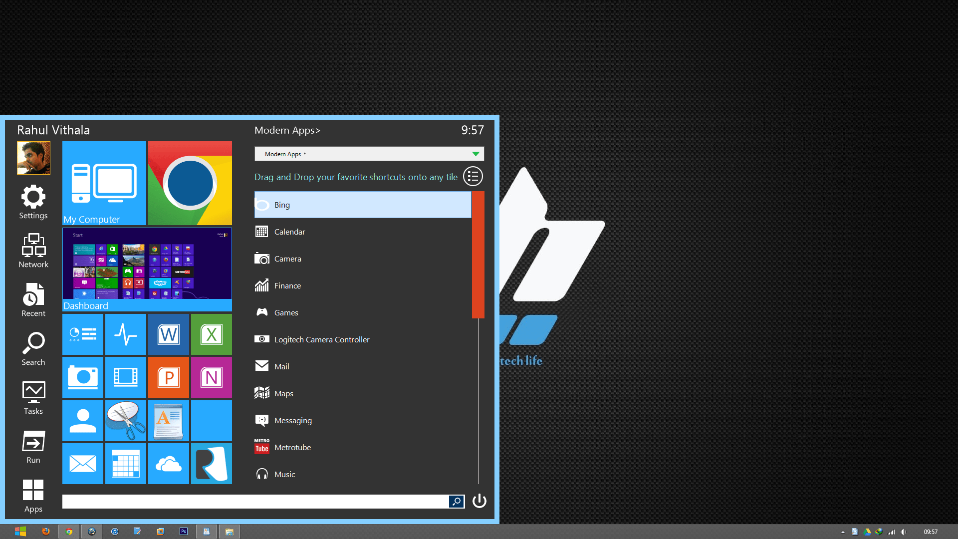 Bring Tile Styled And Customizable Start Menu In Windows 8 Using Start ...