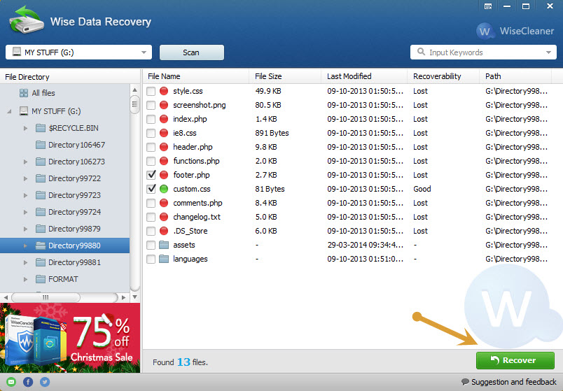 Wise Data Recovery Review-Recovers Deleted Data On Your PC