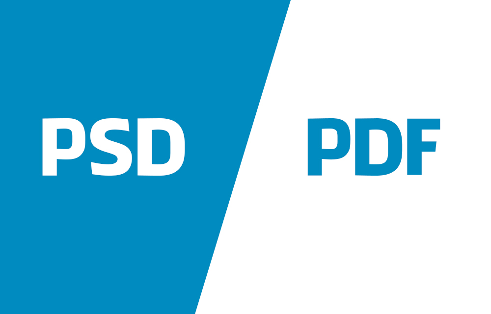 How to Convert PSD to PDF