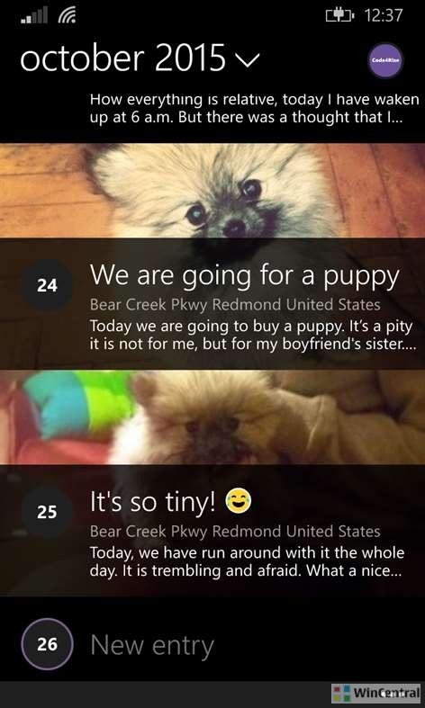 Personal Digital Diary for Windows Phone goes free as myAppFree app of ...