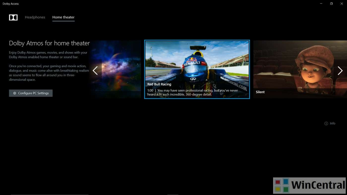 Download Official Dolby access app for Windows 10 (Dolby ATMOS)