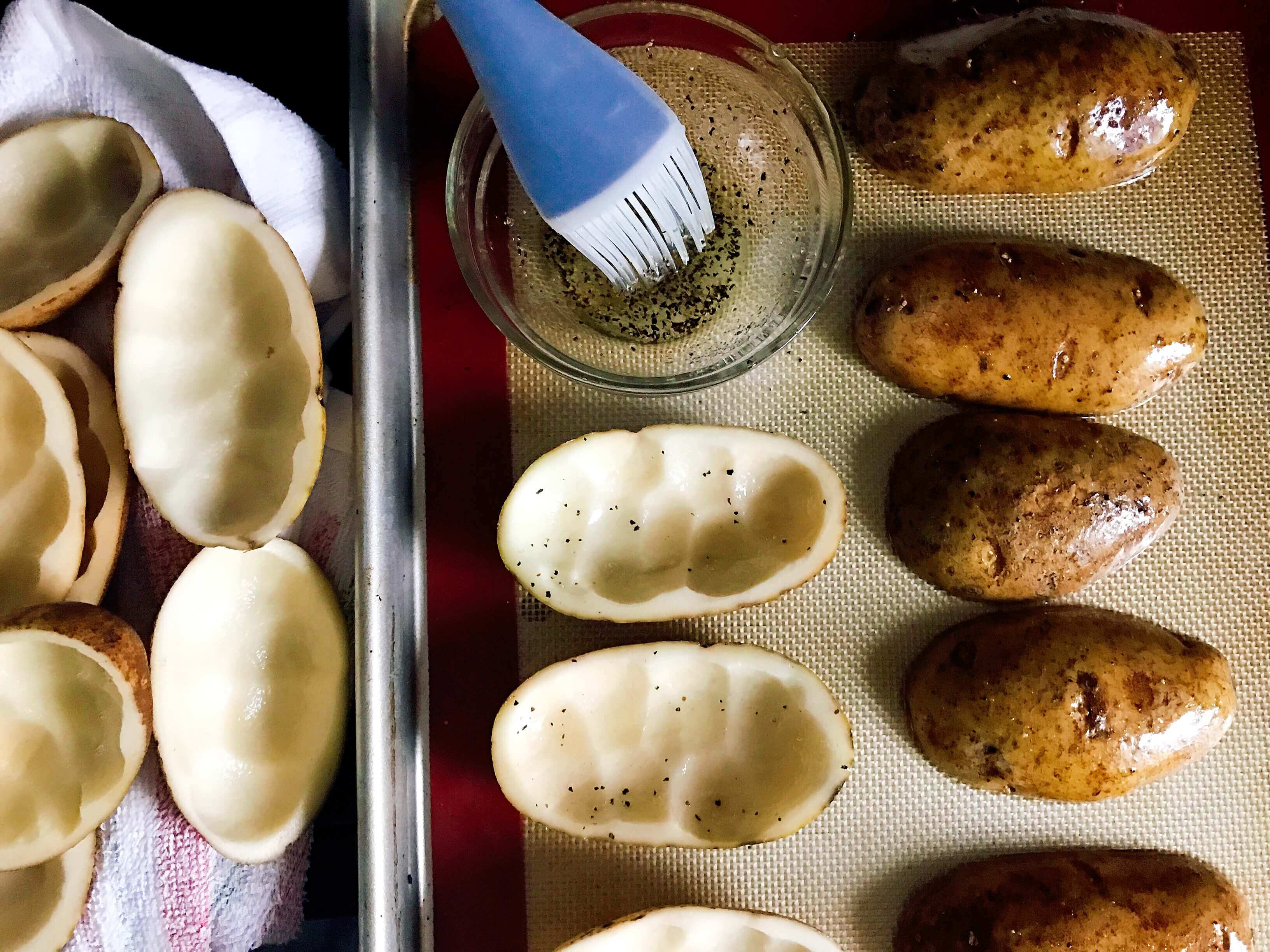 How to Make Potato Skin Shells - Three Olives Branch