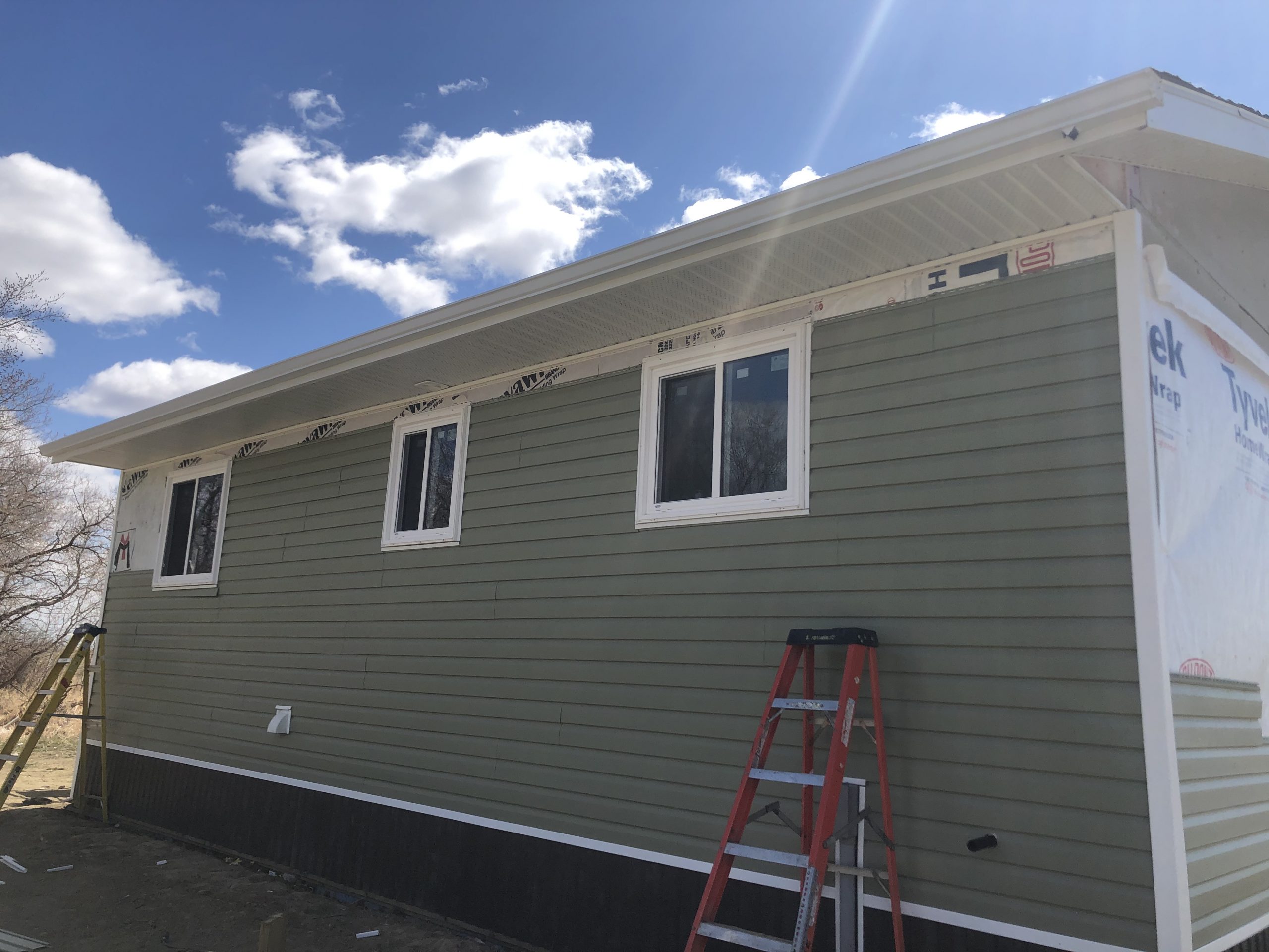 Here’s one in the Roblin area.. — Three Sons Eavestroughing