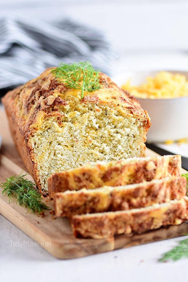 Dilly Cheese Bread (Quick Bread) - TidyMom®