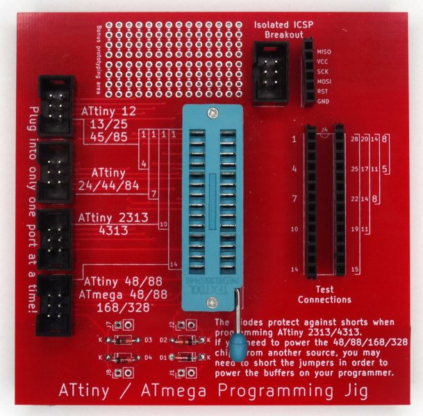 Tindie Blog | ATtiny and ATmega ZIF Programming Jig