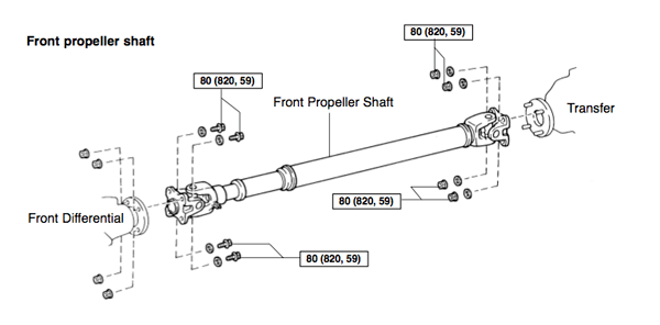 Front Drive Shaft Diagram